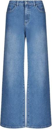 Object Jeans Wide en coton m&eacute;lang&eacute;