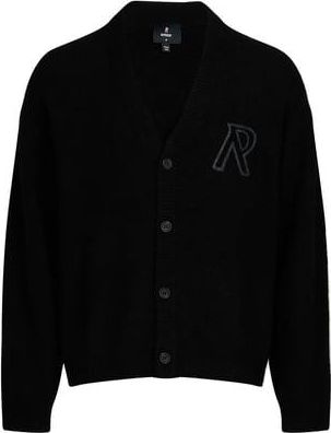 Represent Cardigan uni &agrave; col en laine m&eacute;lang&eacute;e