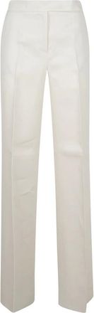 Max Mara Femme, Pantalons, Beige, Taille: 42 FR Wide Pantalons