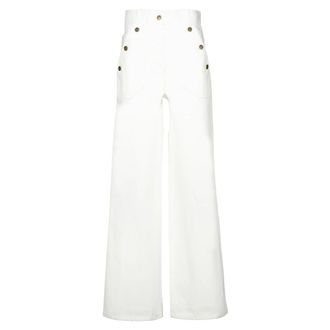 Max Mara Weite Hosen - - Trousers - Damen - Wei&szlig; - 3XS