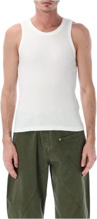 J.W.Anderson Femme, Tops, Blanc, Taille: 38 FR Hauts sans manches