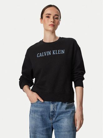 Calvin Klein Jeans Sweatshirt Varsity LV047H806G Schwarz Regular Fit