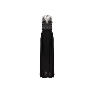 Elisabetta Franchi Abr42622 V1350 Kleid - - Dresses - Damen - Schwarzk - M