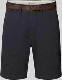 Jack & Jones Straight Fit Shorts mit abnehmbarem G&uuml;rtel Modell Adam