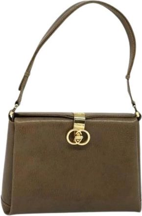 Gucci Sac bandouli&egrave;re vintage Pre-owned - Femme - Pre-owned - Brun - Taille: ONE Size