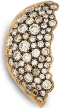 Nada Ghazal 18kt Gelbgoldohrring mit Diamanten