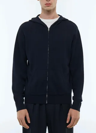 Fursac Cardigan &agrave; capuche en laine et coton - Taille XL - Homme