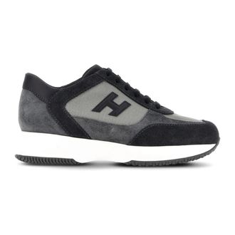Hogan Interaktive Blaue Sneakers aus Wildleder - - Shoes - Herren - Mehrfarbig - 43 EU