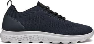 Geox Homme U Spherica A Basket, Bleu Marine, Noir, 42 EU