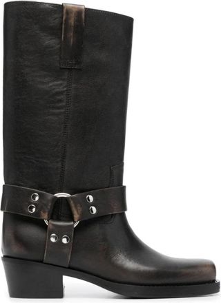 PARIS TEXAS Schwarze Lederstiefel - - Shoes - Damen - Schwarzk - 39 EU