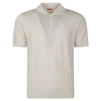 Barena Homme, Tops, Blanc, Taille: 2XL Polo Tricot