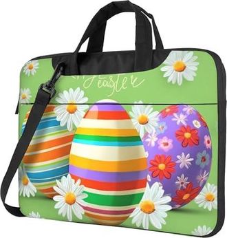 Generic Sac pour ordinateur portable de 15,6, housse de protection antichoc pour ordinateur portable de 15,6, motif printemps et P&acirc;ques, multicolore, 15.6 inc