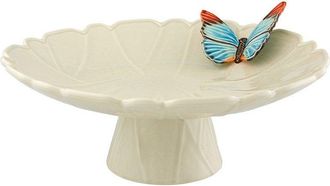Bordallo Pinheiro Cake Stand by Claudia Schiffer - Cloudy Butterflies