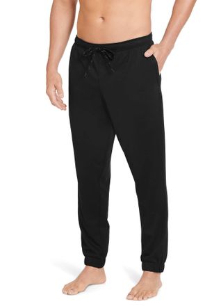 Jockey Herren Active Basic Fleece Jogger Sweatpants L&auml;ssige Hose, Schwarz, M