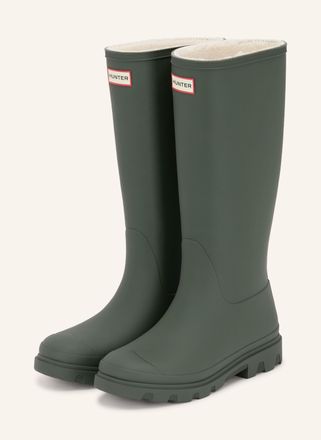 Hunter Stiefel Downpour Tall gruen