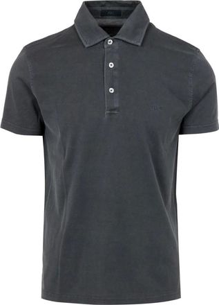Fay Homme, Tops, Gris, Taille: 2XL Polo Chemises