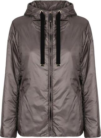 Max Mara Greenh Kapuzen-Pufferjacke - - Jackets - Damen - Grau - XS