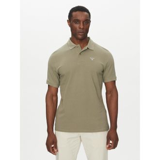 Barbour Poloshirt Original Sports MML0358OL38 Khakifarben Regular Fit