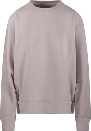Golden Goose Femme, Sweatshirts et sweats &agrave; capuche, Gris, Taille: 36 FR Boxi SweaT-shirt Logo Patch