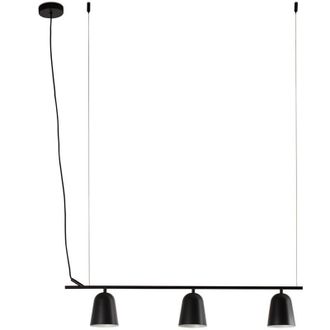 Faro Barcelona Faro Barcelona - studio Lampe suspendue lin&eacute;aire noire 28266