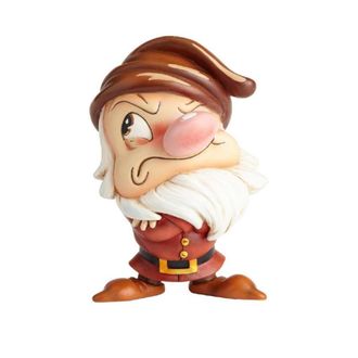 Disney 4058890 Miss Mindy Presents Grumpy Figurine, Resin, Multicolour, 8.5 x 7.5 x 12 cm