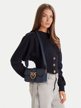 Pinko Handtasche Love One Mini Slouchy Fl AI 25-26 PLTT 104340 A0QO Blau