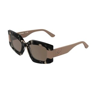 Karl Lagerfeld Femme, Accessoires, Multicolore, Taille: 54 MM Lunettes de soleil carr&eacute;es