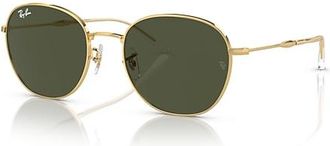 Ray-Ban Rb3809 Sonnenbrillen Arista Gold Fassung Grün Glas 53-20