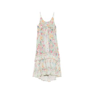 Farm Rio Floral-print Ruffled Dress