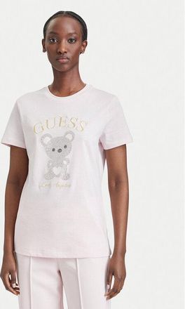 Guess T-Shirt V6BI28 K9360 Hellrosa Regular Fit