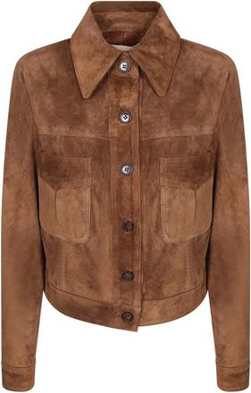 Blanca Vita Femme, Vestes, Brun, Taille: 42 FR Veste en su&egrave;de