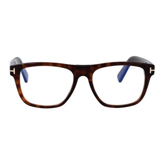 Tom Ford Homme, Accessoires, Brun, Taille: 54 MM Lunettes optiques élégantes pour hommes