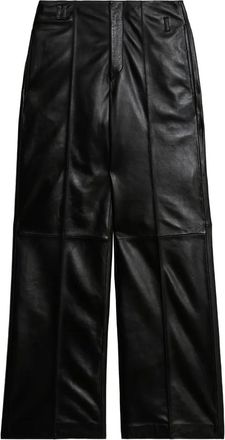 Isabel Marant Ciara Hose aus Leder - Schwarz