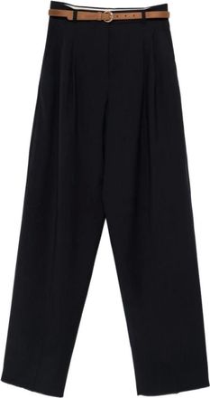 Max Mara Femme, Pantalons, Bleu, Taille: 36 FR Bacio Wide Pantalons