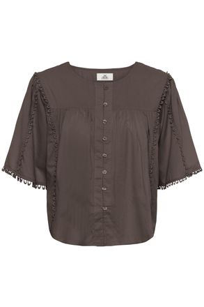 Karen by Simonsen Kurzarm-Bluse KBFry Kurzarm-Bluse Baggy fit