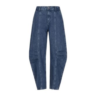 Rotate Cargo Denim Hose - - Jeans - Damen - Blau - XS