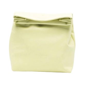 Cortana Delhi Large Leather Clutch - - Bags - Damen - Gelb - ONE SIZE