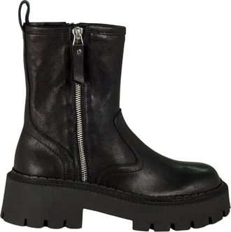 Vic Mati&eacute; Bottes Combat Bob Essential Zip - Femme - Chaussures - Noir - Taille: 37 EU
