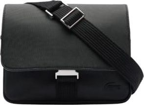 Lacoste Sac &agrave; bandouli&egrave;re classique pour homme, Noir, taille unique