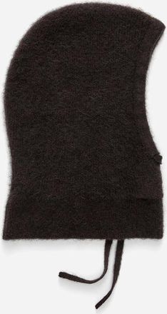 Arket Balaclava Aus Alpakawolle Und Wolle -Braun