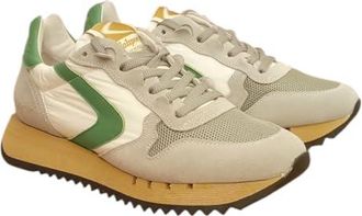 Valsport Magic Heritage, Chaussures Sneakers Mode Casual Unisexe, White Green, 40 EU