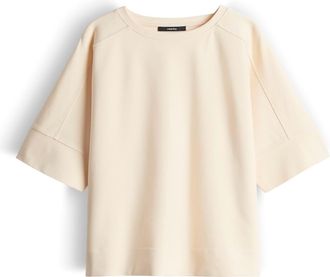 someday Damen Sweatshirt | URESAH Loose Sweatshirt aus ECOVERO Viskosemix Buttercream, 36