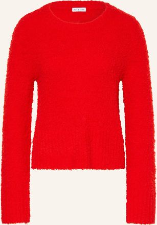 Mrs & Hugs Mrs & Hugs Boucl&eacute;-Pullover rot