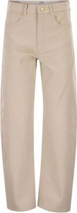 Max Mara Femme, Pantalons, Beige, Taille: 38 FR Emily Pantalons