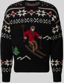 Polo Ralph Lauren Strickpullover mit Motiv-Print