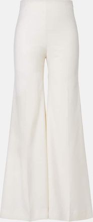 Nina Ricci Pantalon évasé en laine vierge