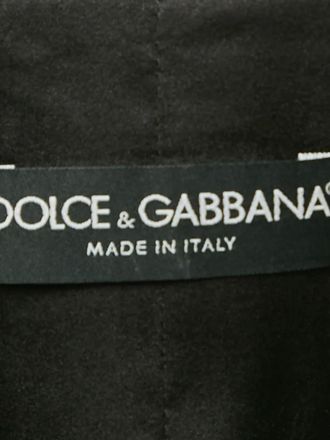 Dolce & Gabbana blazer en laine &agrave; fines rayures - Noir
