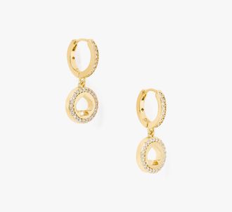 Kate Spade New York Spot The Spade Kleine Creolen Mit Pav&eacute;