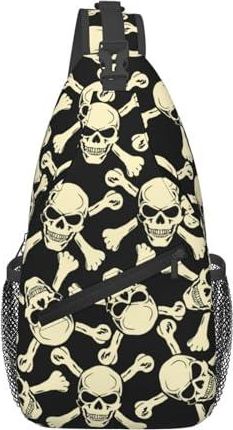 Generic Cr&acirc;ne &Agrave; LExpression Mal&eacute;fique Sac &Agrave; Bandouli&egrave;re L&eacute;ger Sacs &Agrave; Dos D&eacute;contract&eacute; Sac &Agrave; Dos Bandouli&egrave;re Pour Homme Shopping Camping