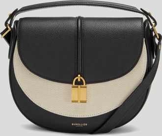 DeMellier La selle Siena Toile Salt & Pepper noire grain fin DeMellier